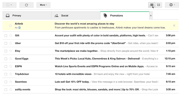 Gmail's Visual Grid View - What's It All About? | Dasheroo Blog